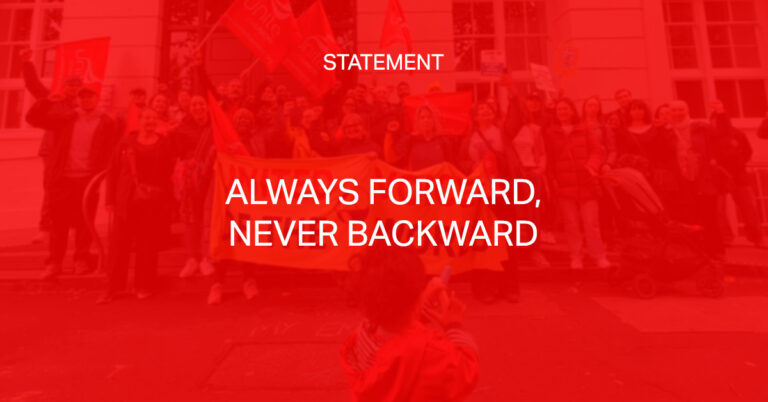 Always forward, never backward – ITF Staff Union
